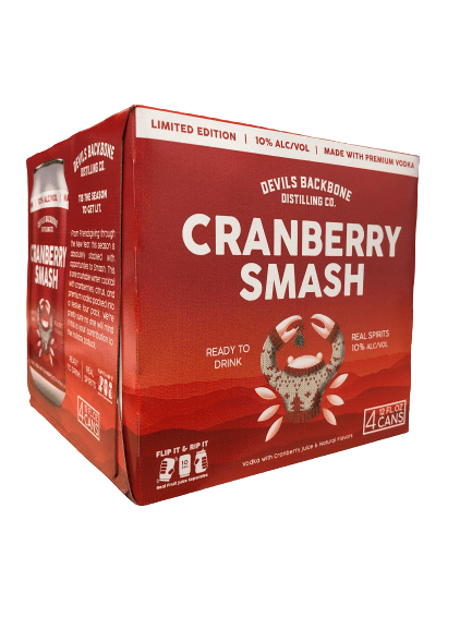 DEVILS BACKBONE CRANBERRY SMASH 4pk 12oz cans – Banks Wines & Spirits DEVILS BACKBONE CRANBERRY SMASH 4pk 12oz cans – Banks Wines & Spirits
