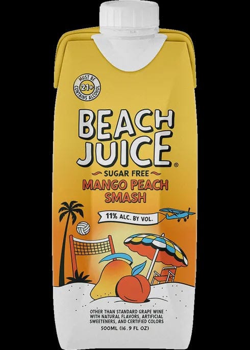 BEACH JUICE MANGO PEACH SMASH 500ML – Banks Wines & Spirits