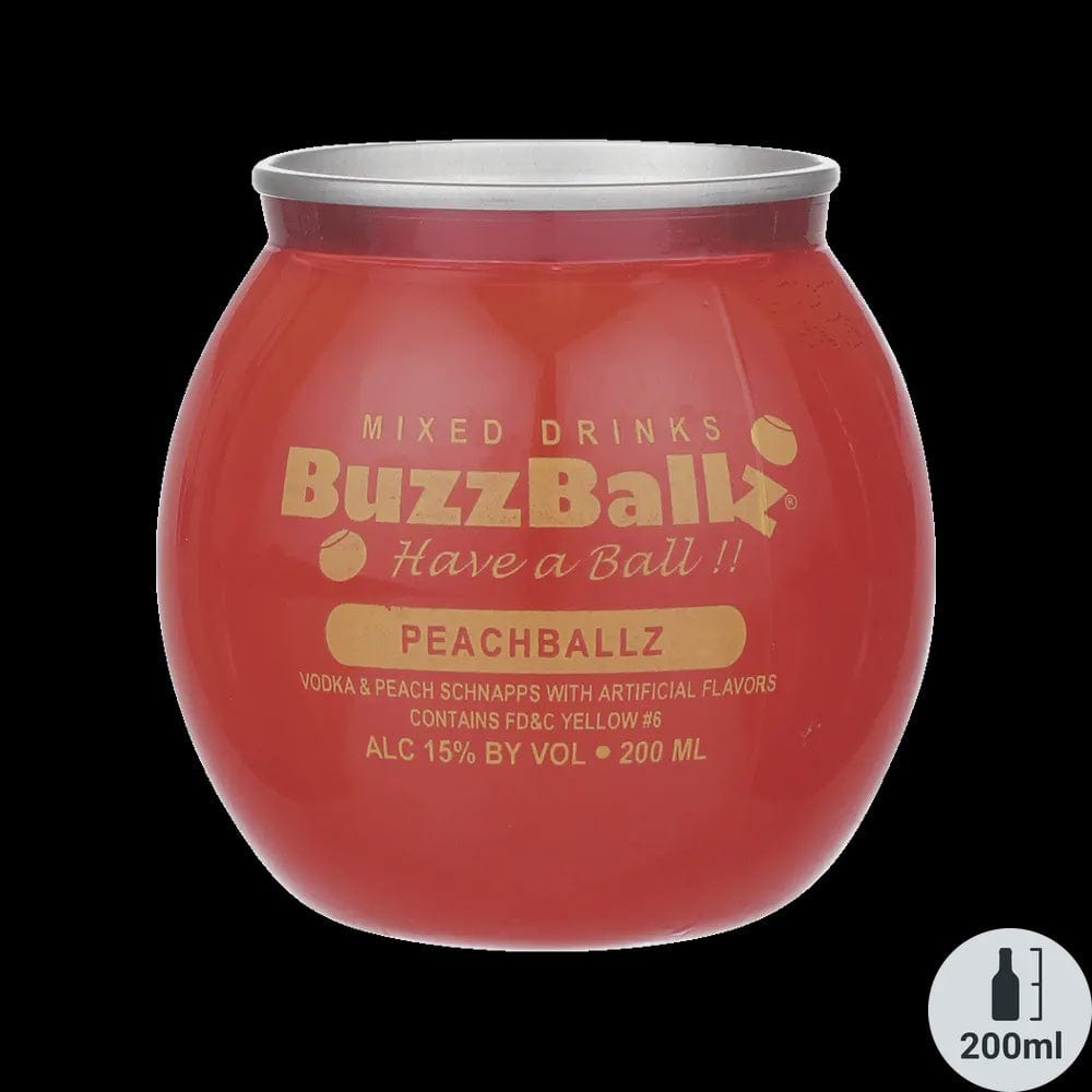 BUZZBALLZ PEACH CHILLER WINE COCKTAIL 187ML – Banks Wines & Spirits