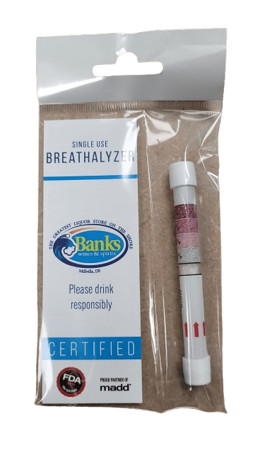 BWS SINGLE USE BREATHALYZER – Banks Wines & Spirits