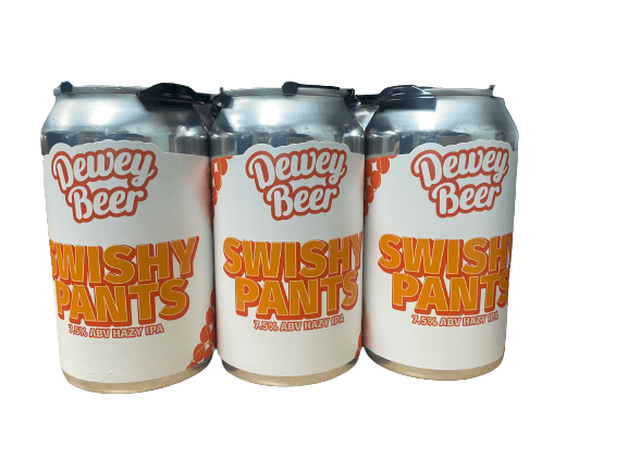 DEWEY BEER CO SWISHY PANTS 6PK – Banks Wines & Spirits