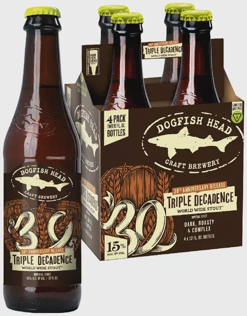 DOGFISH WORLD WIDE TRIPLE DECADENCE 4PK – Banks Wines & Spirits