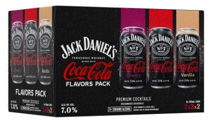 JACK DANIELS & COKE RTD VARIETY 6PK – Banks Wines & Spirits