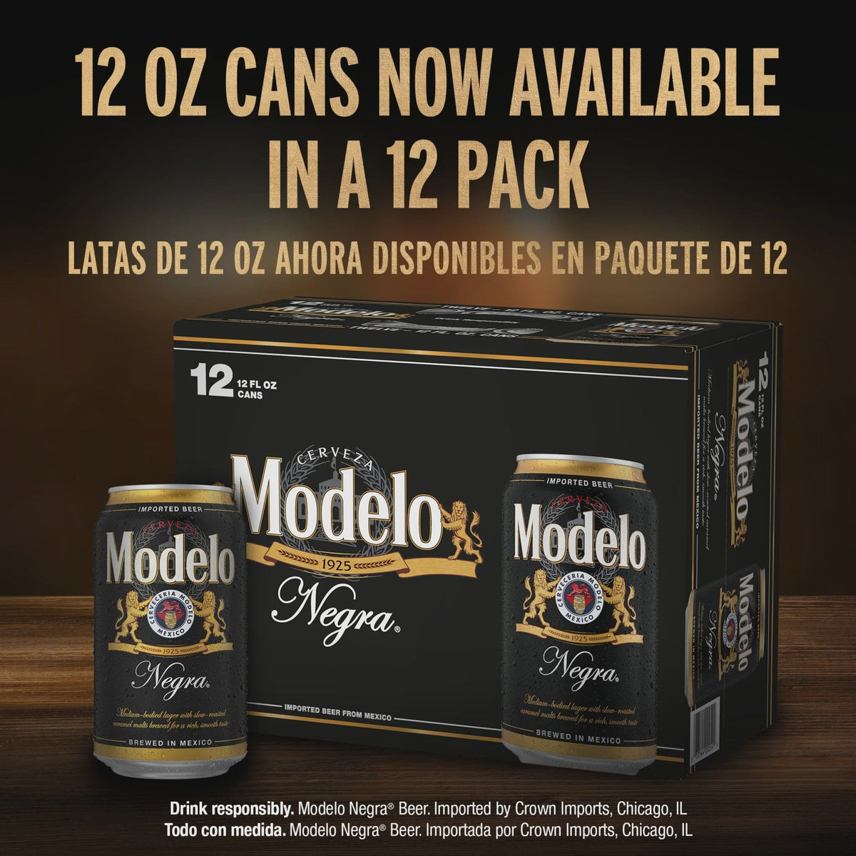 MODELO NEGRA 12PK CAN – Banks Wines & Spirits
