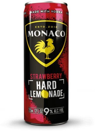 MONACO STRAWBERRY HARD LEMONADE 355ML – Banks Wines & Spirits