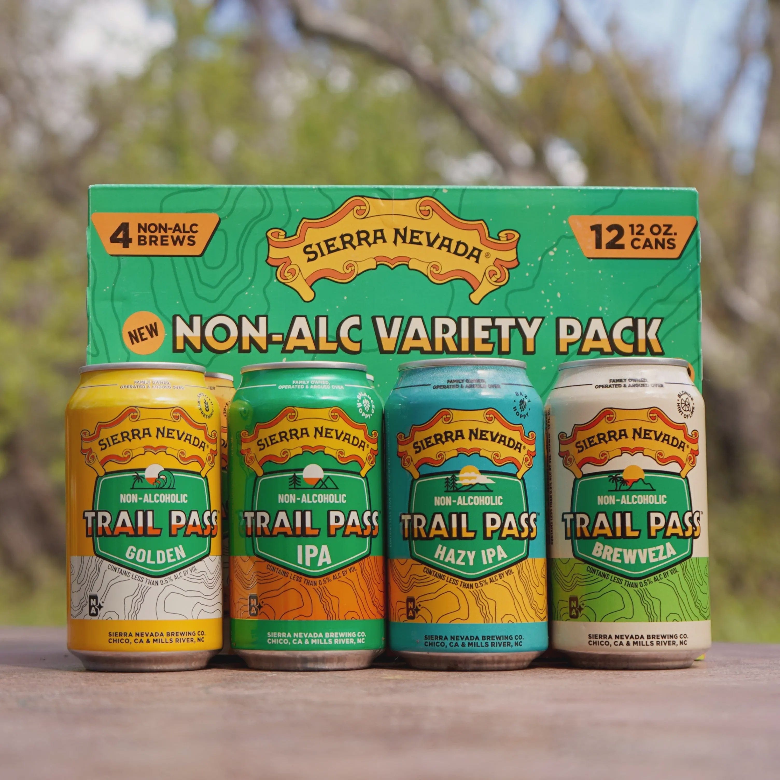 SIERRA NEVADA TRAIL PASS N/A VARIETY 12PK CANS – Banks Wines & Spirits