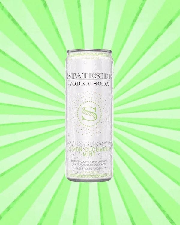 STATESIDE VODKA SODA LEMON CUCUMBER 4PK – Banks Wines & Spirits