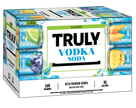 TRULY VODKA SODA CLASSIC VARIETY 8PK C/O – Banks Wines & Spirits