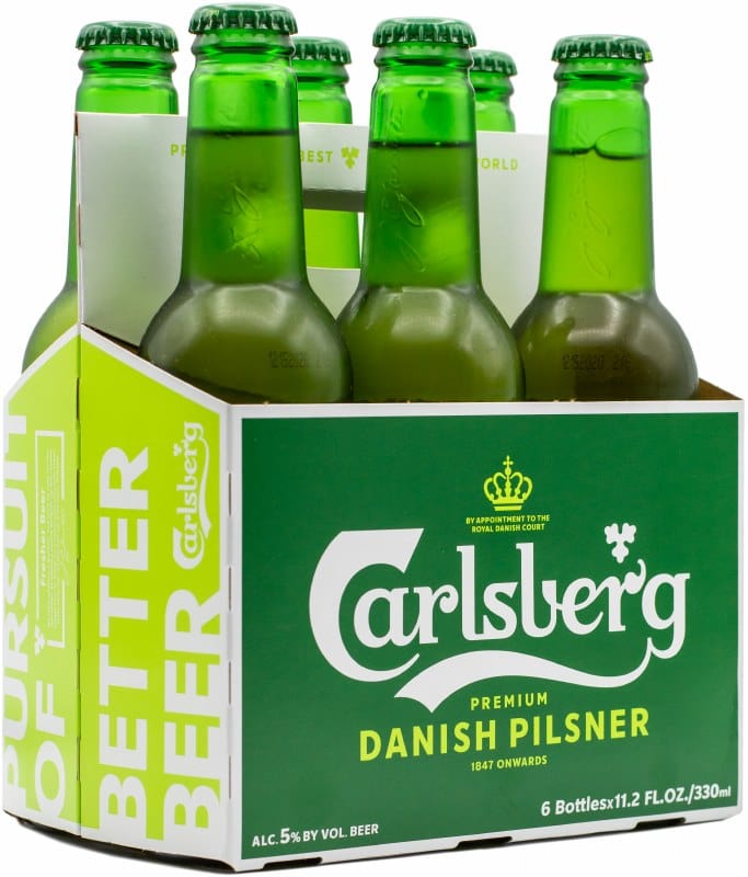 CARLSBERG PILSNER 6PK BTL – Banks Wines & Spirits