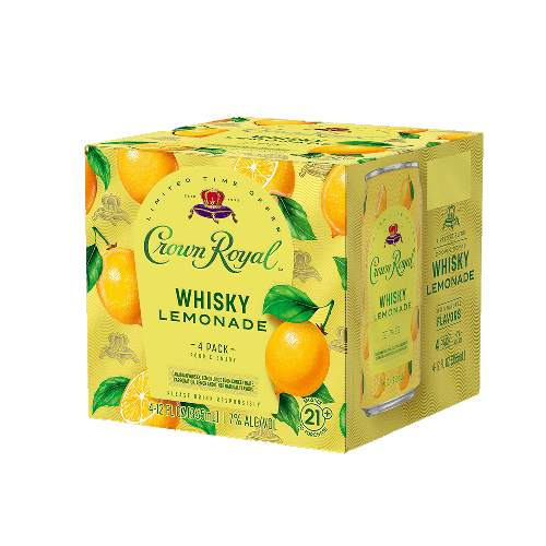 CROWN ROYAL RTD WHISKY LEMONADE 4PK – Banks Wines & Spirits