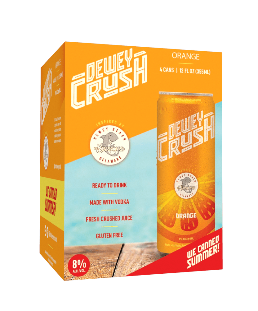 Orange Crush Can Crushed