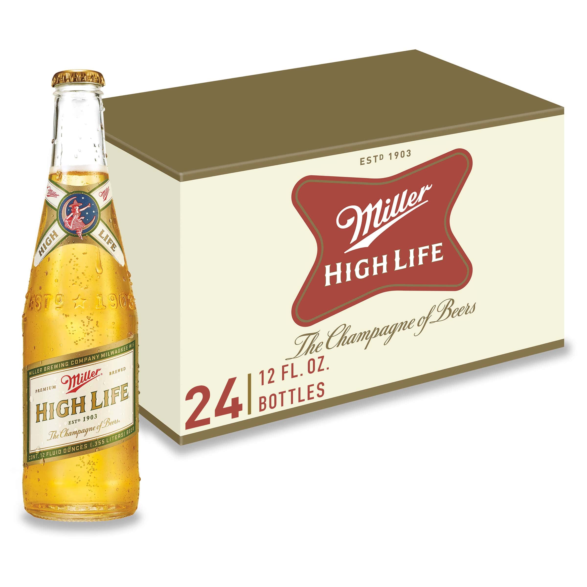 MILLER HIGH LIFE 24PK BTL – Banks Wines & Spirits