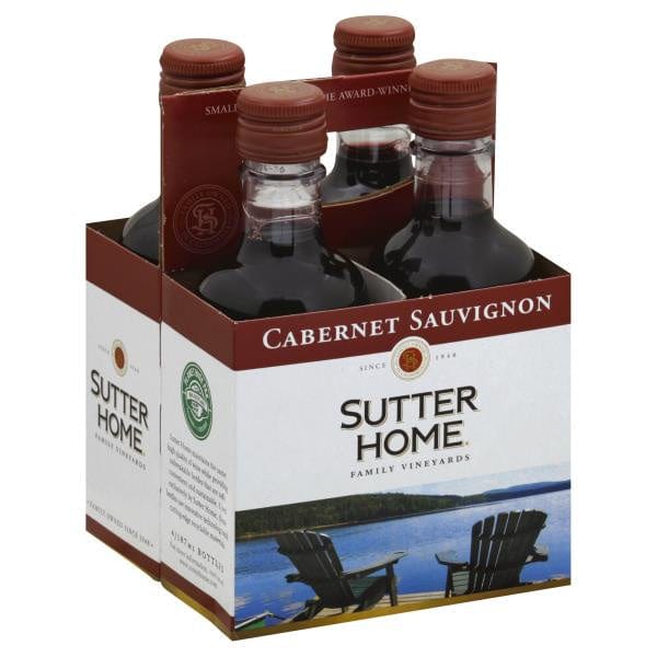 SUTTER HOME CABERNET SAUVIGNON 4PK – Banks Wines & Spirits